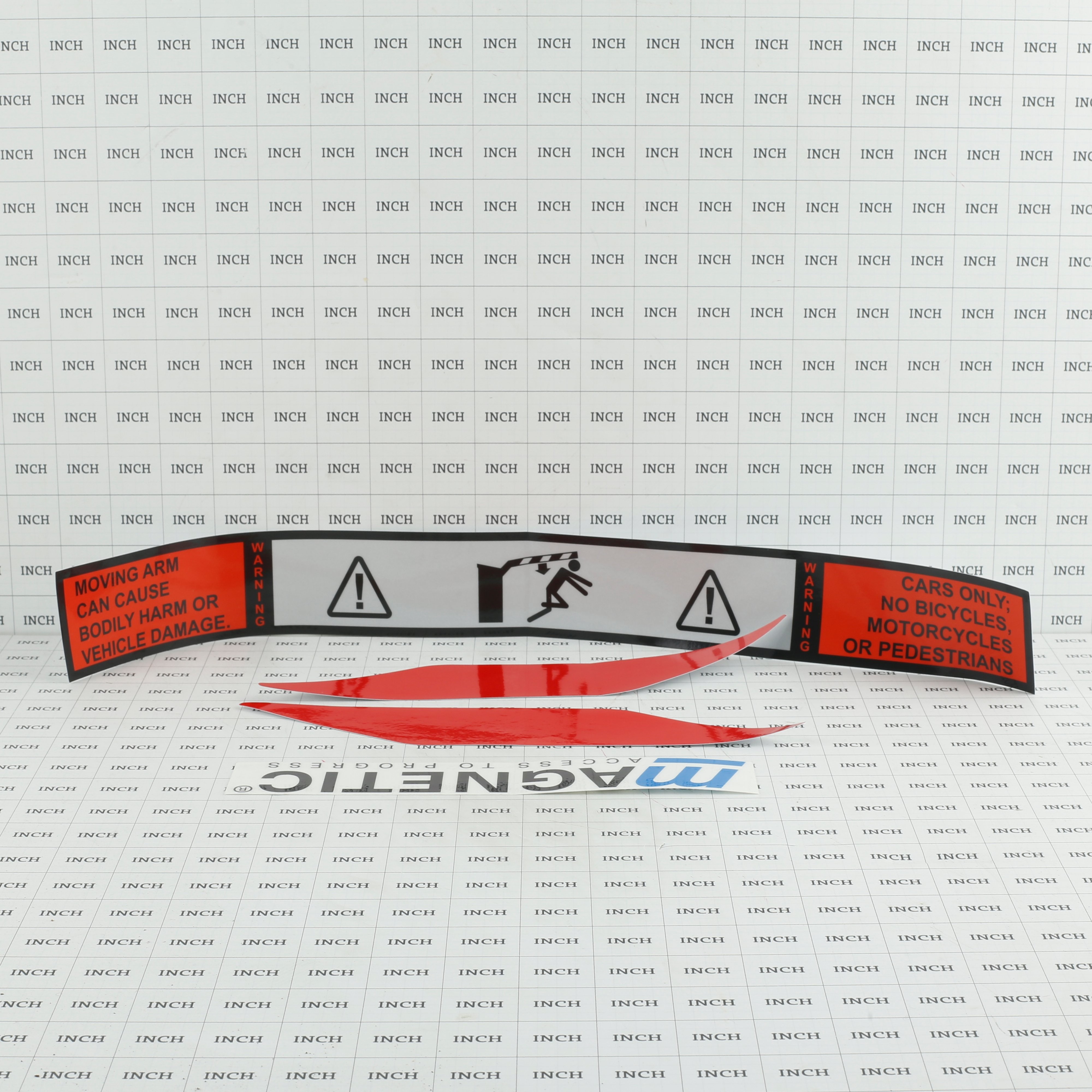 Magnetic AutoControl Complete Microdrive Reflective Sticker Set for 10 ...