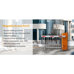 Magnetic Access Pro-H Barrier Gate Opener With MicroDrive - 20ft Boom ...